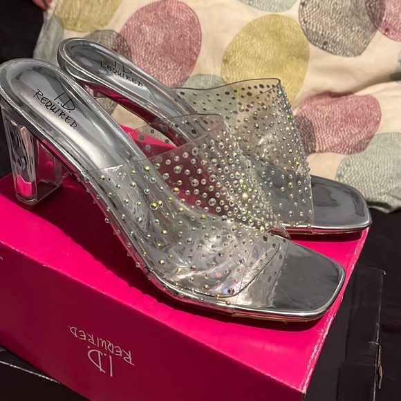 Id Required | Shoes | Clear Heels | Poshmark